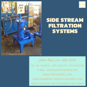 Side Stream Filtration Systems - Tel. 02 744 0761 www.toptecworld.com